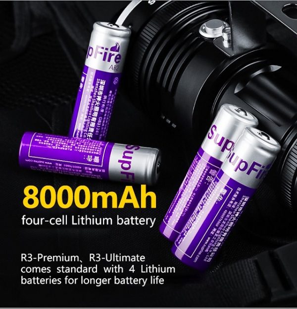 Đèn Pin SupFire R3 Chiếu Xa Hiệu Quả -Giá Tốt Nhất-Bảo Hành 12 Tháng